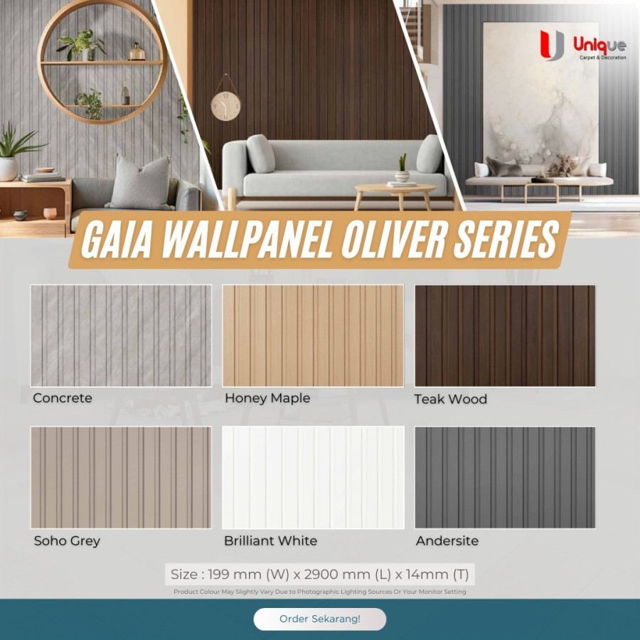 Jual Gaia Neopanel Tebal 14 mm Oliver Series Panel Dinding 3D Motif ...