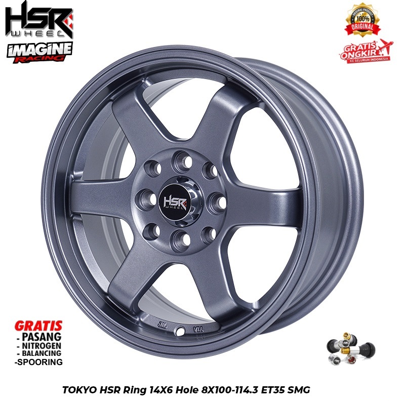 Jual VELG MOBIL RACING HSR TOKYO R14 AGYA AYLA BRIO KARIMUN VIOS DLL | Shopee Indonesia