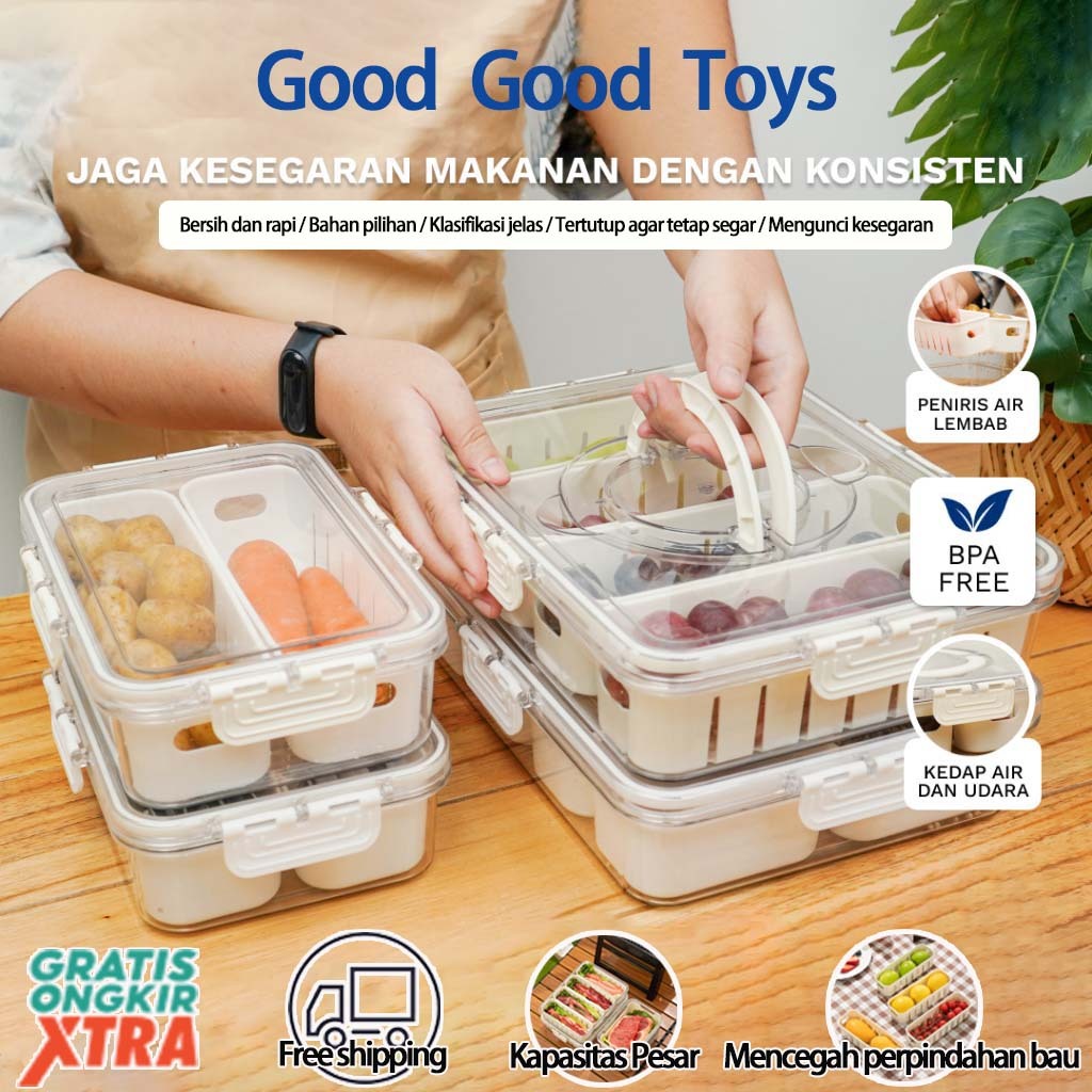 Jual Ginney Food Container (HARGA SATUAN) / Kotak penyimpanan makanan ...