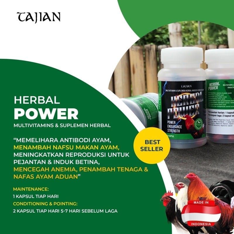 Jual HERBAL POWER POWER ENDURANCE STRENGTH Multi Vitamin & Suplemen ...