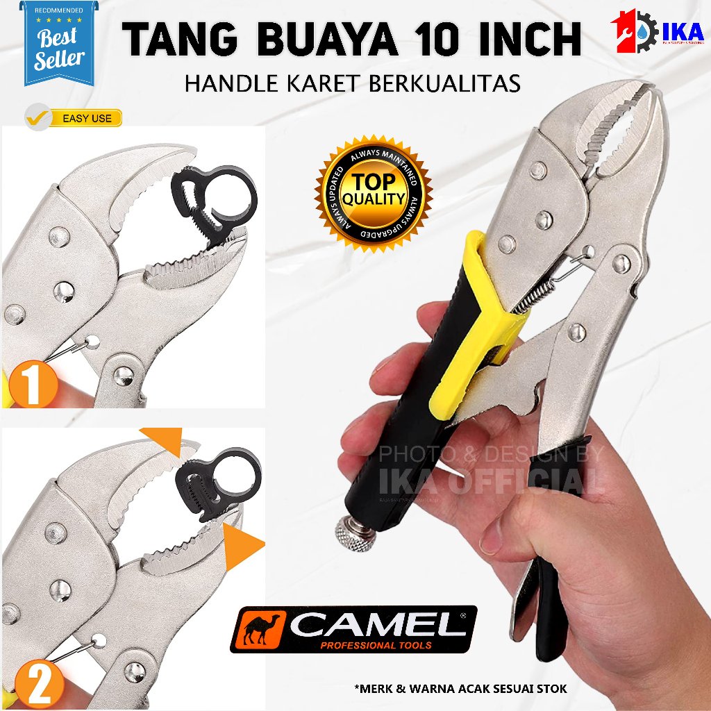 Jual tang jepit model buaya 10 inch kuat bagus murah jepitan penjepit ...