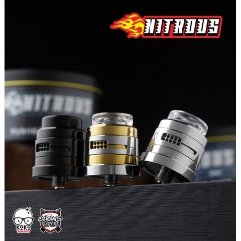 Jual NITROUS RDA 22 MM SHINY EDITION Dual Cap Hybrid Authentic By Koko ...