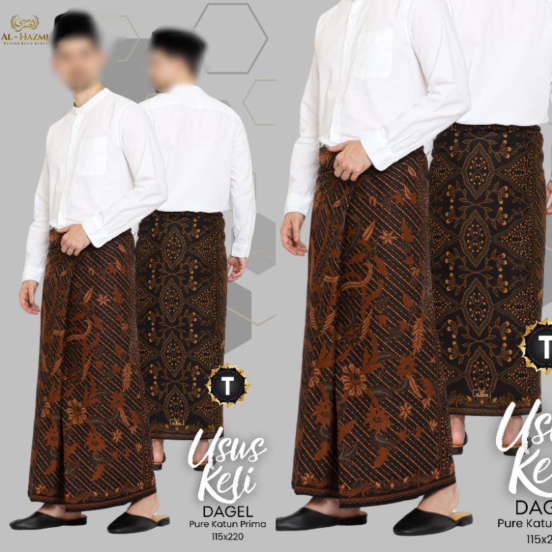 Jual Sarung Pria Klasik USUS KELI original Al Hazmi katun Prima 115*220 ...