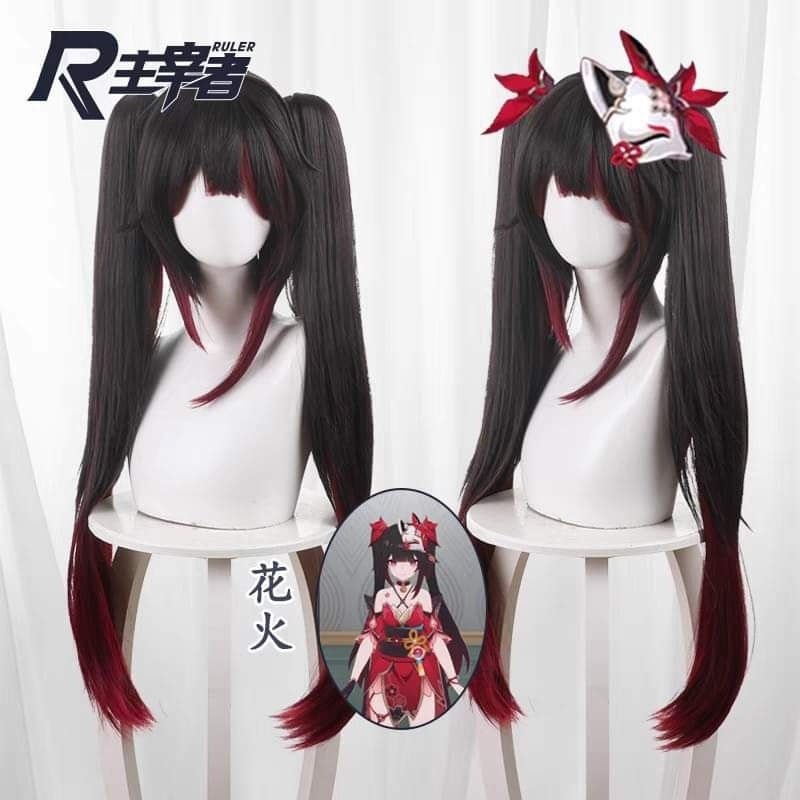 Jual WAIFUKU - PO Wig Cosplay Sparkle Hanabi HSR Honkai Star Rail Brand ...