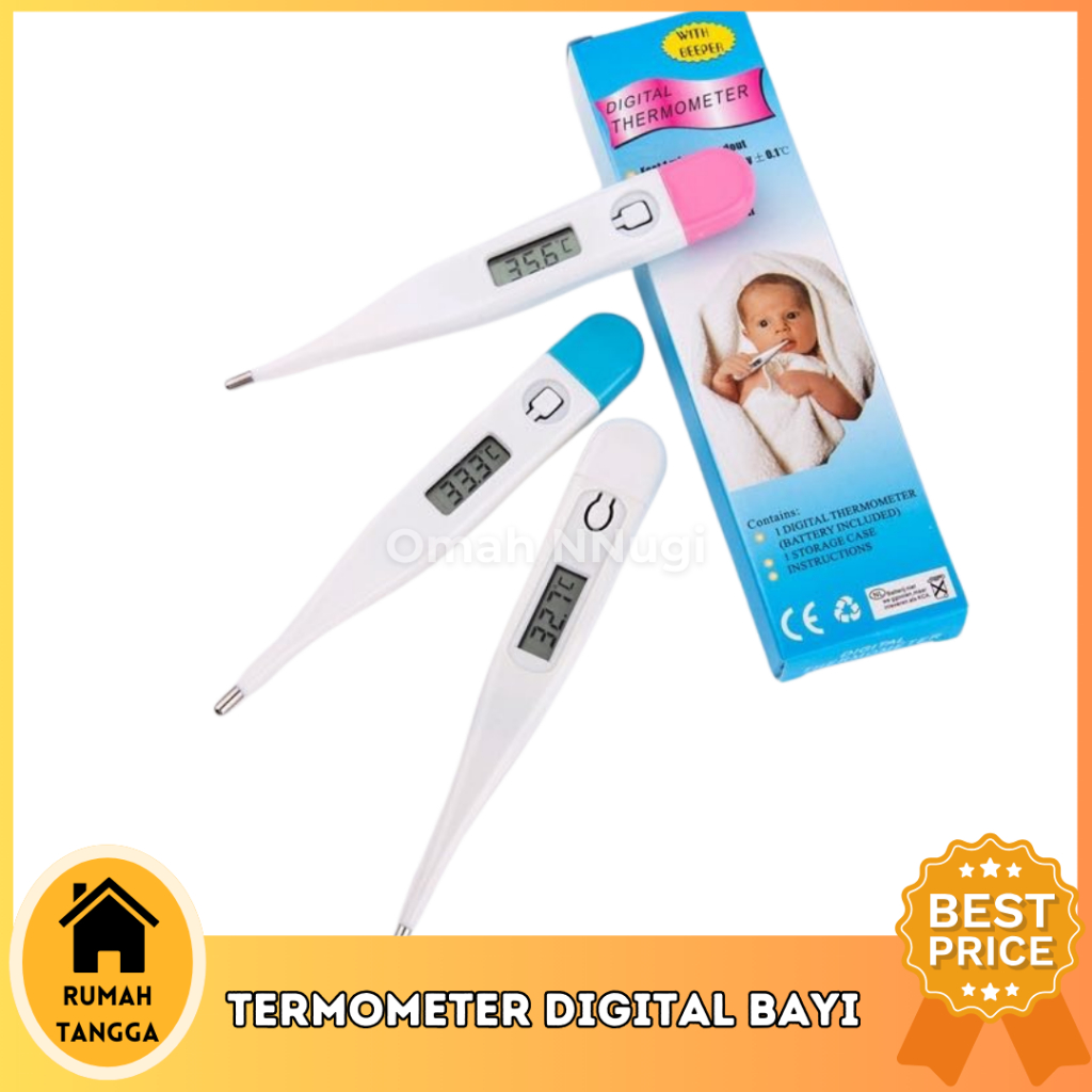 Jual Thermometer Ketek Termometer Digital Pengukur Suhu Badan Universal ...