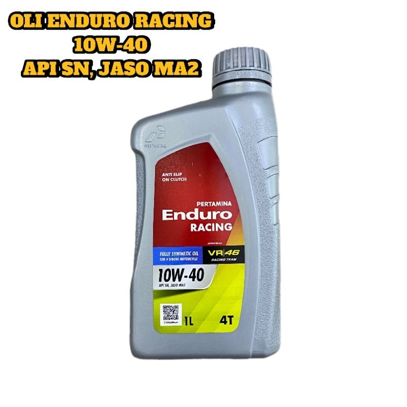 Jual OLI ENDURO RACING 4T 10W-40 1LT PERTAMINA | Shopee Indonesia