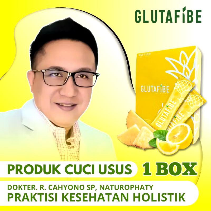 Jual Glutafibe minuman fiber resmi dari Dokter Cahyo (Dokcay) untuk Detox Pencuci Usus Terbaik ...