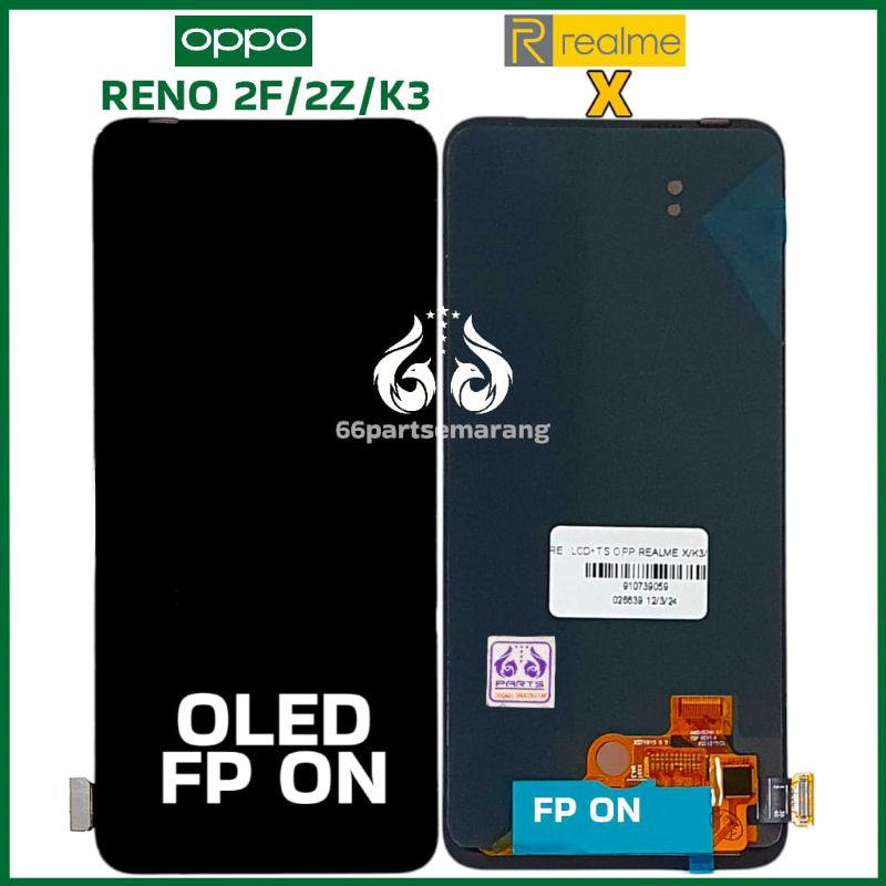 Jual Lcd Touchscreen OPPO RENO 2F / RENO 2Z / K3 / REALME X FULLSET ...