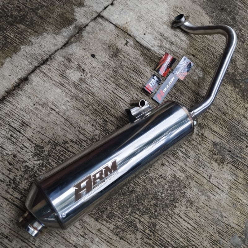 Jual Knalpot Standar racing ARM Racing Muffler tipe SR 07 model sijiro ...