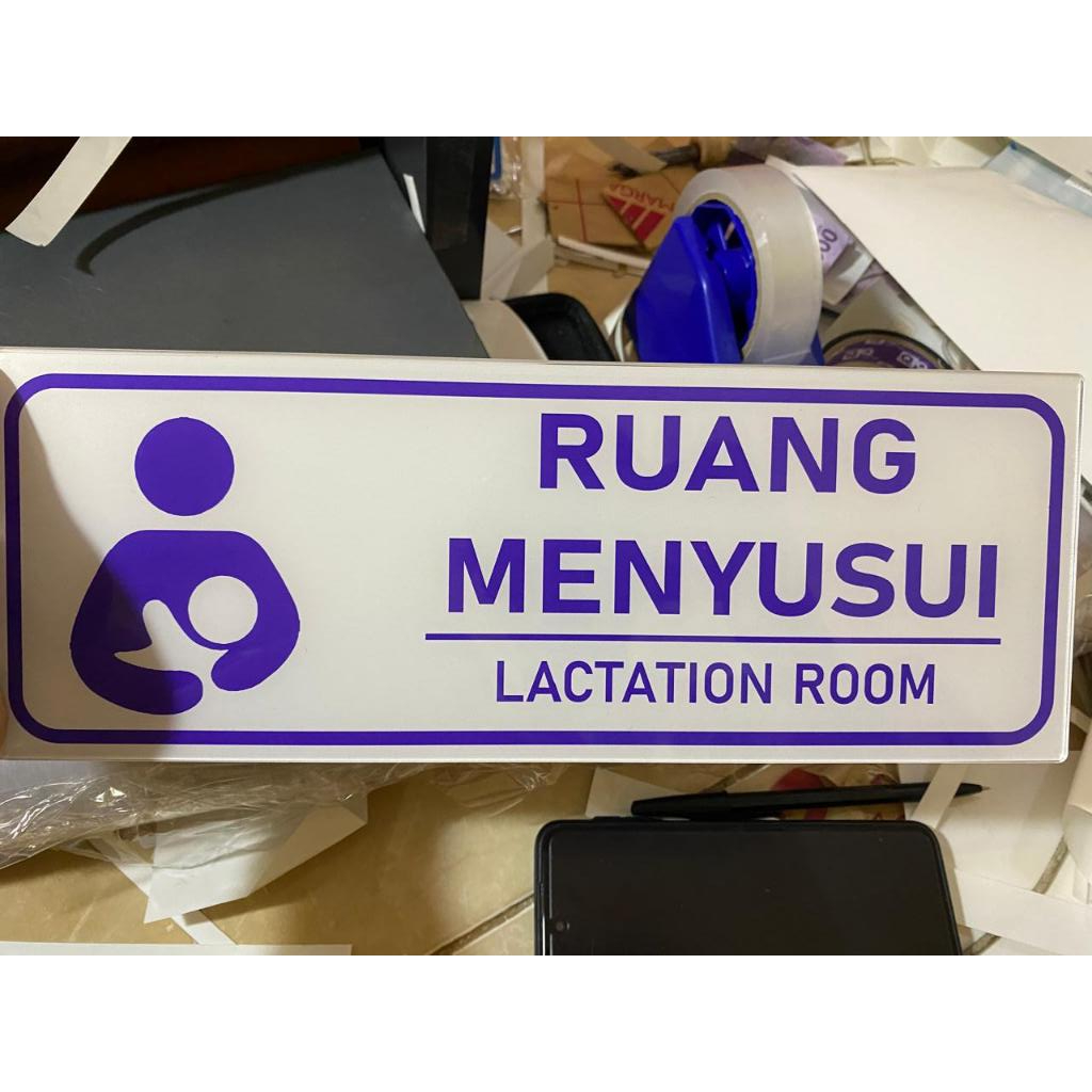 Jual stiker / akrilik ruang menyusui / lactation room | Shopee Indonesia