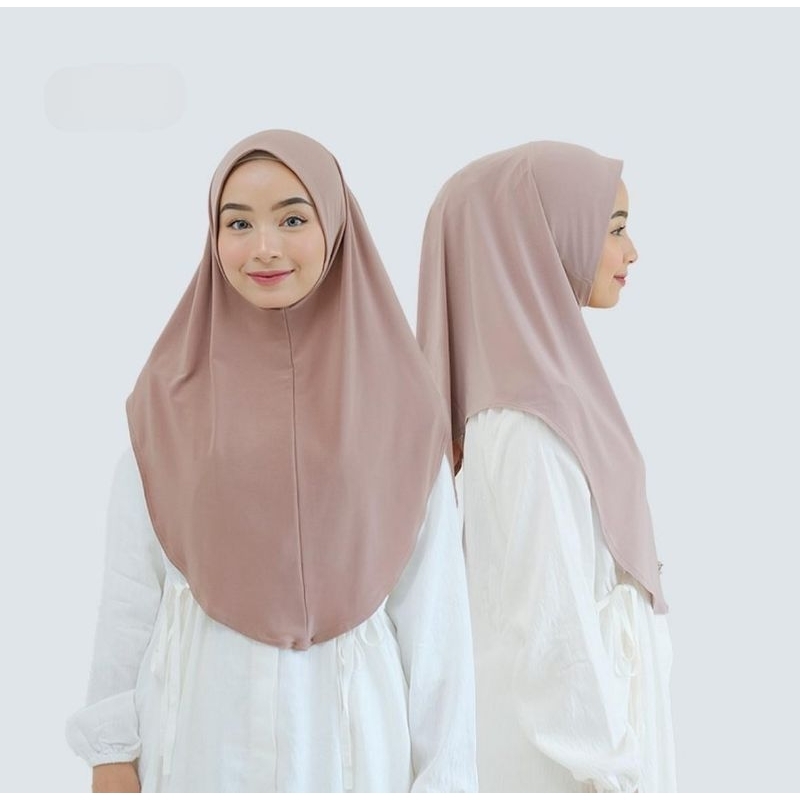 Jual Jilbab Bergo Malay Jersey| Hijab Daisy Instan Malay Jersey Premium | Shopee Indonesia