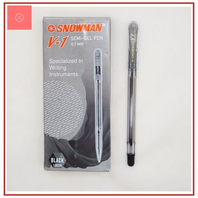 Jual Pulpen SNOWMAN V1 Pen Pena Semi - Gel | Shopee Indonesia