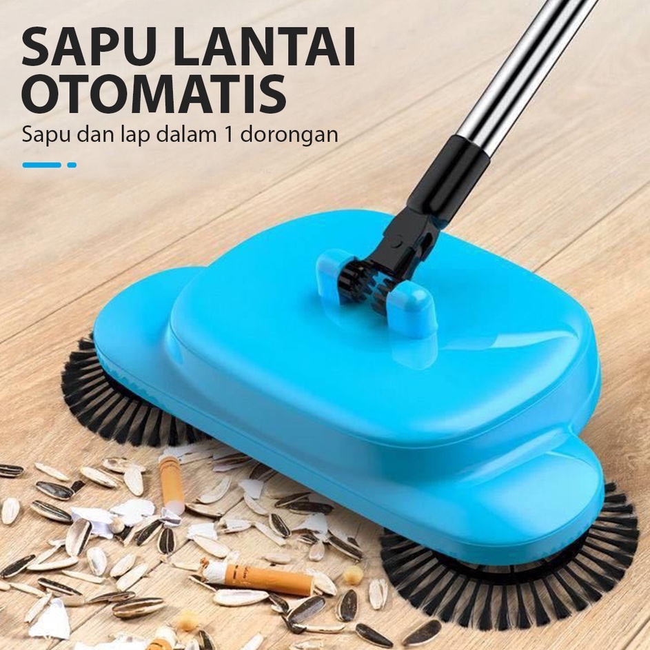 Jual DESAIN KHUSUS World Home Sapu Lantai Otomatis Ultra Broom Sapu ...