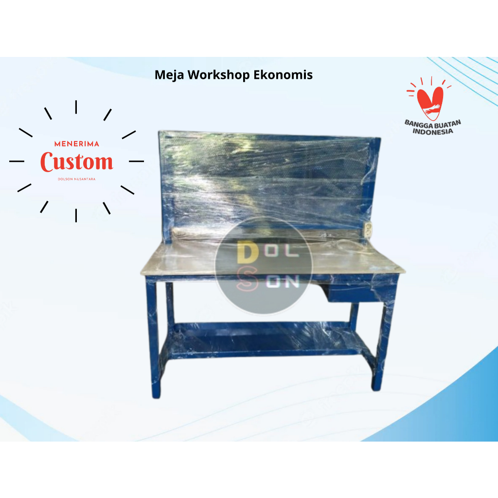 Jual Steel Workbench meja kerja workshop ekonomis workstation work ...