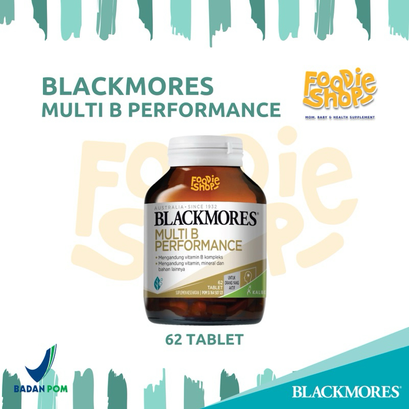 Jual BLACKMORES Multi B Performance Isi 60 Tablet | Shopee Indonesia