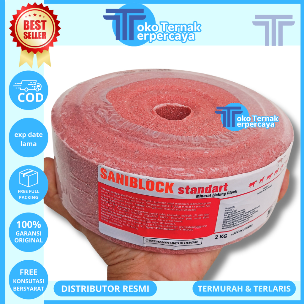 Jual MINERAL BLOK SANIBLOCK STANDART 2 KG - MINERAL BLOK SAPI - MINERAL ...