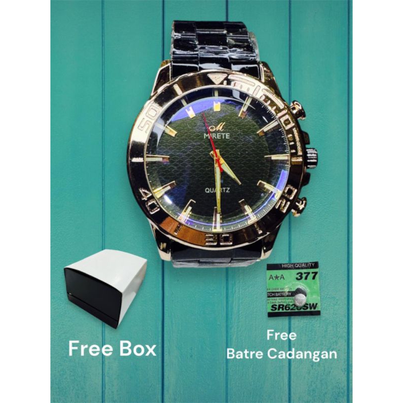 Jual Jam Tangan Pria rantai stainless steel original kekinian+free box ...