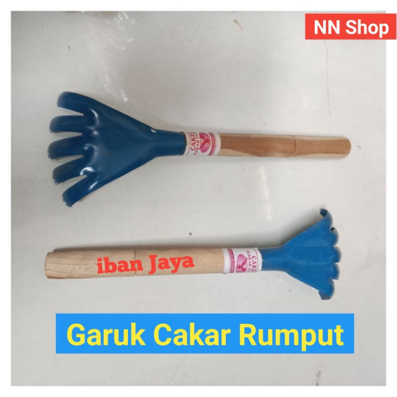 Jual cakar sampah garuk sampah mini bahan besi gagang kayu | Shopee ...
