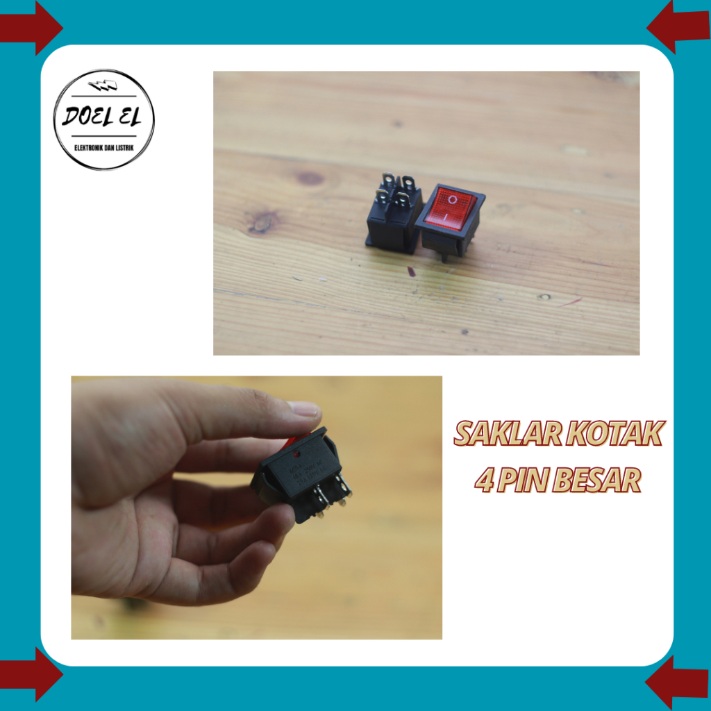 Jual SAKLAR POWER SWITCH TOMBOL ON/OFF BESAR | Shopee Indonesia
