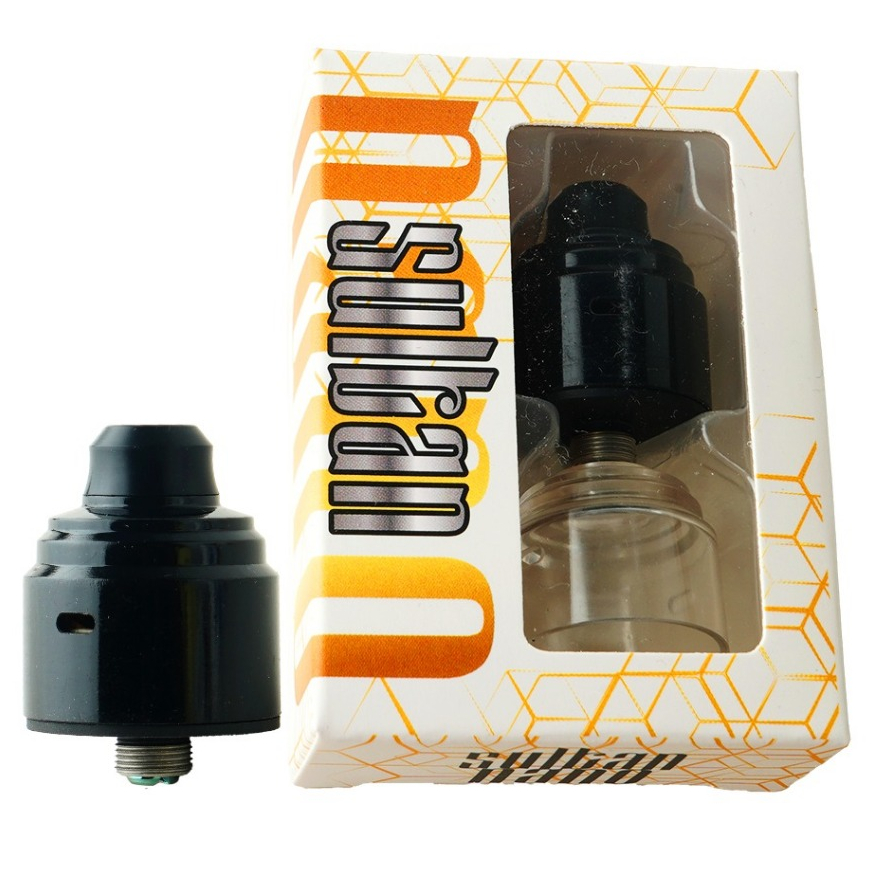 Jual Atomizer Sultan Nano RDA Single Coil 22MM Black & Clear Cap By ...