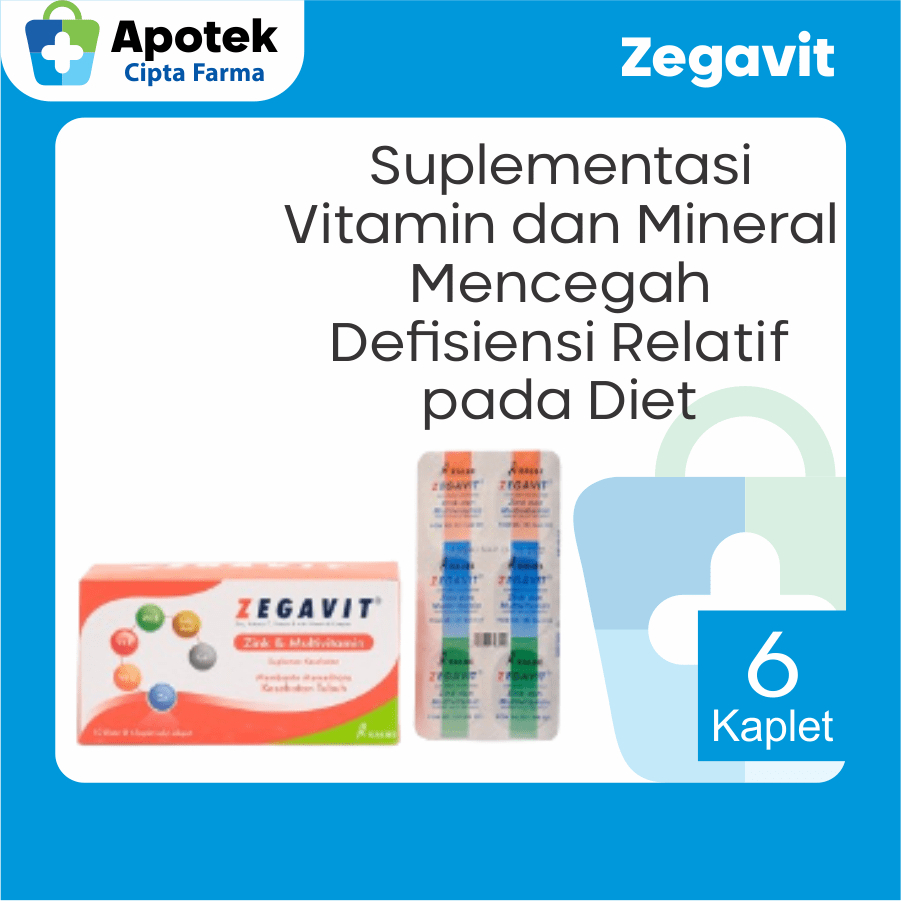 Jual Zegavit Multivitamin dan Zink Suplemen Kesehatan Tubuh ...