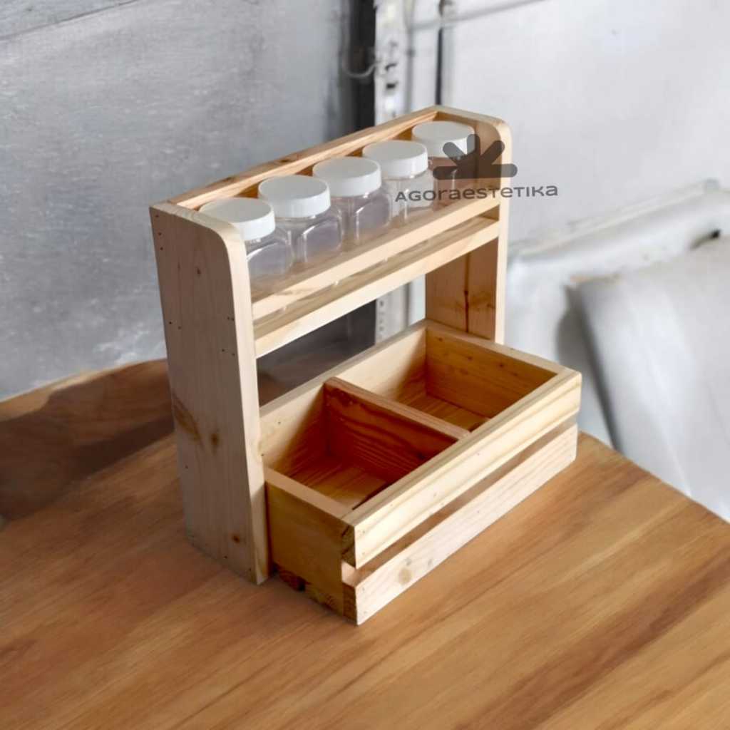 Jual Rak Telur Bumbu Bawang 2 Susun / Rak Dapur Mini Aesthetic / Rak ...