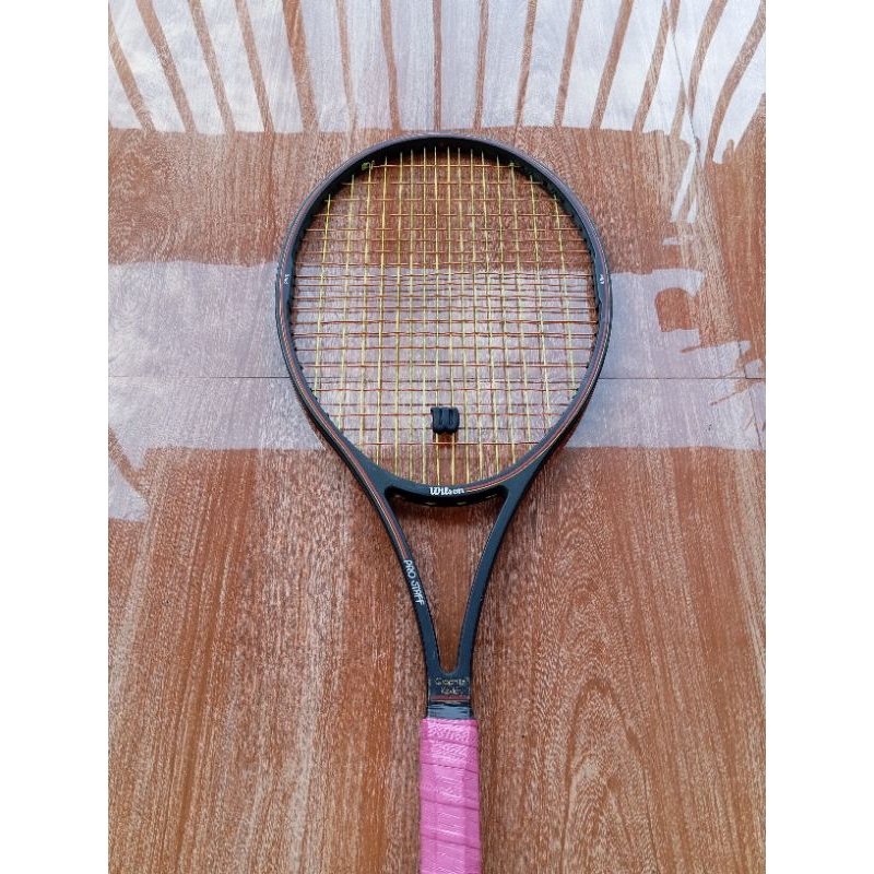 Jual Raket tenis Wilson pro staff 4 1/2 Original bekas bagus | Shopee ...