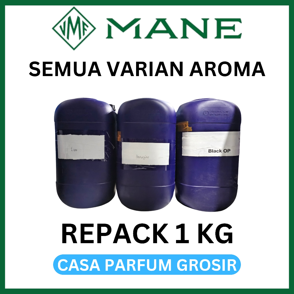 Jual (REPACK 1 KG) BIBIT PARFUM DARI BRAND MANE KEMASAN REPACK 1 ...