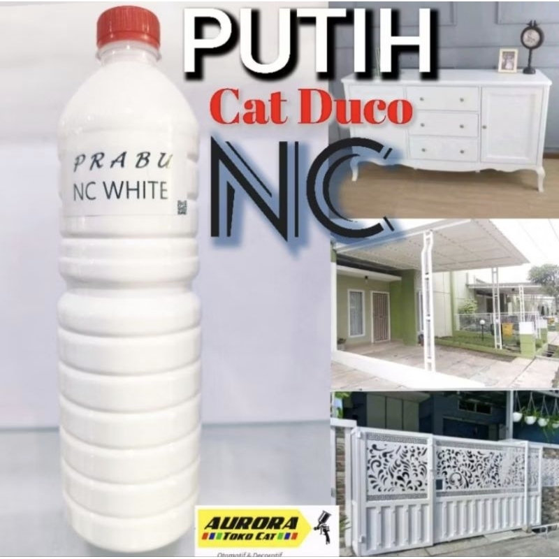 Jual Cat Murah Cat Duco NC White 1 liter / Cat Jepang Ecer 1 liter ...