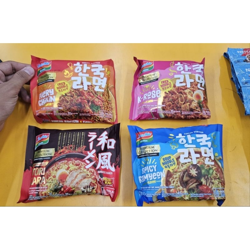 Jual PCS - MI INDOMIE KOREA FIERY CHIKIN ( FRIED ) - K ROSE ( GORENG ) - SPICY RAMYEON ( KUAH ...