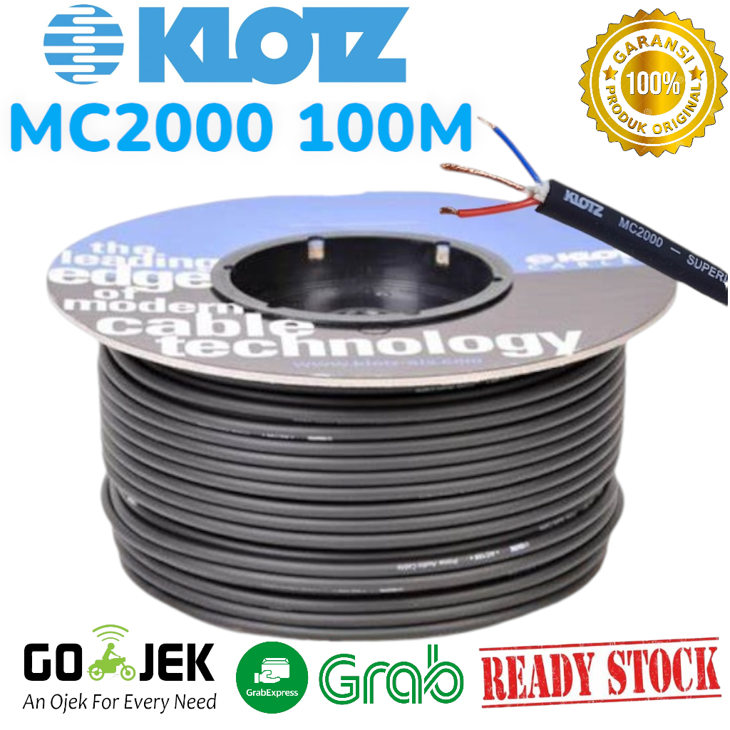 Jual KABEL MIC KLOTZ MC2000 MICROPHONE CABLE - KABEL KLOTZ MC 2000 ORIGINAL GERMANY 100M 1ROLL ...
