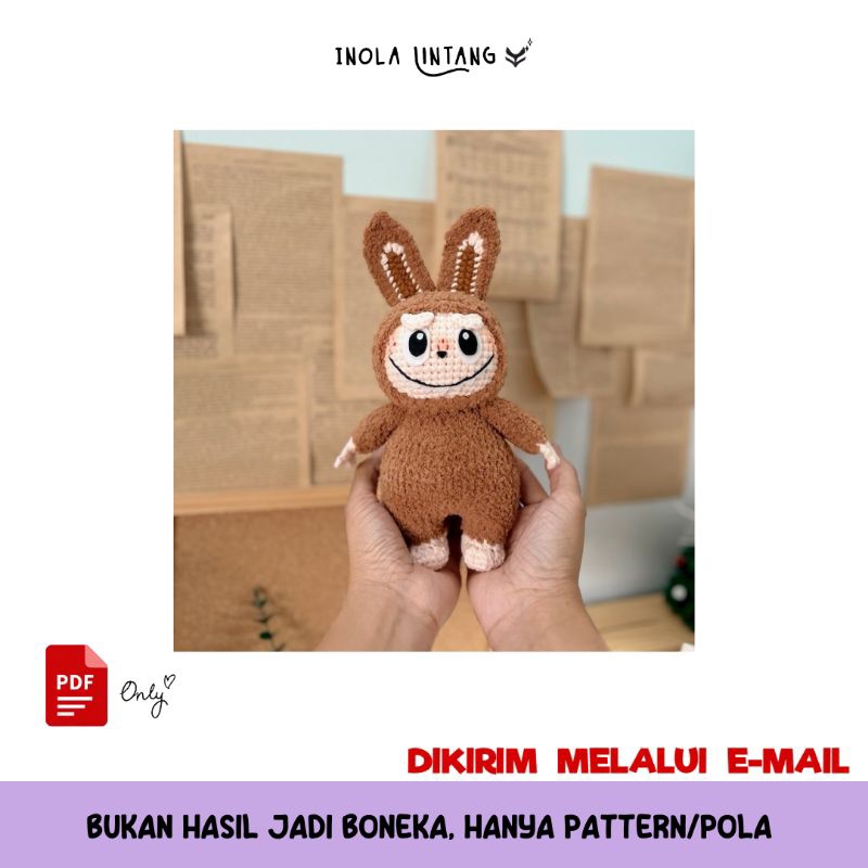 Jual {PDF BACA DESKRIPSI} Pattern Pola Amigurumi Labubu | Shopee Indonesia