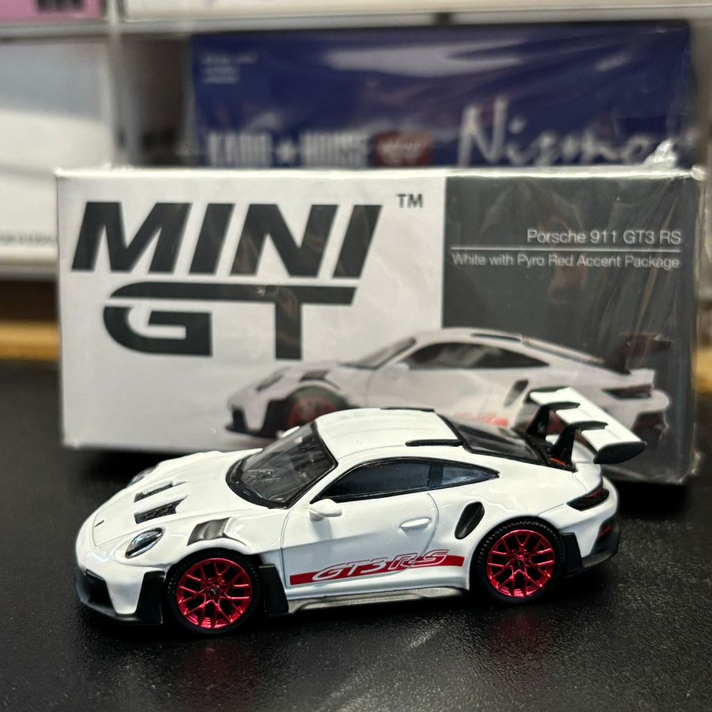 Jual MINI GT 630 PORSCHE 911 (992) GT3 RS WHITE WITH PYRO RED ACCENT ...