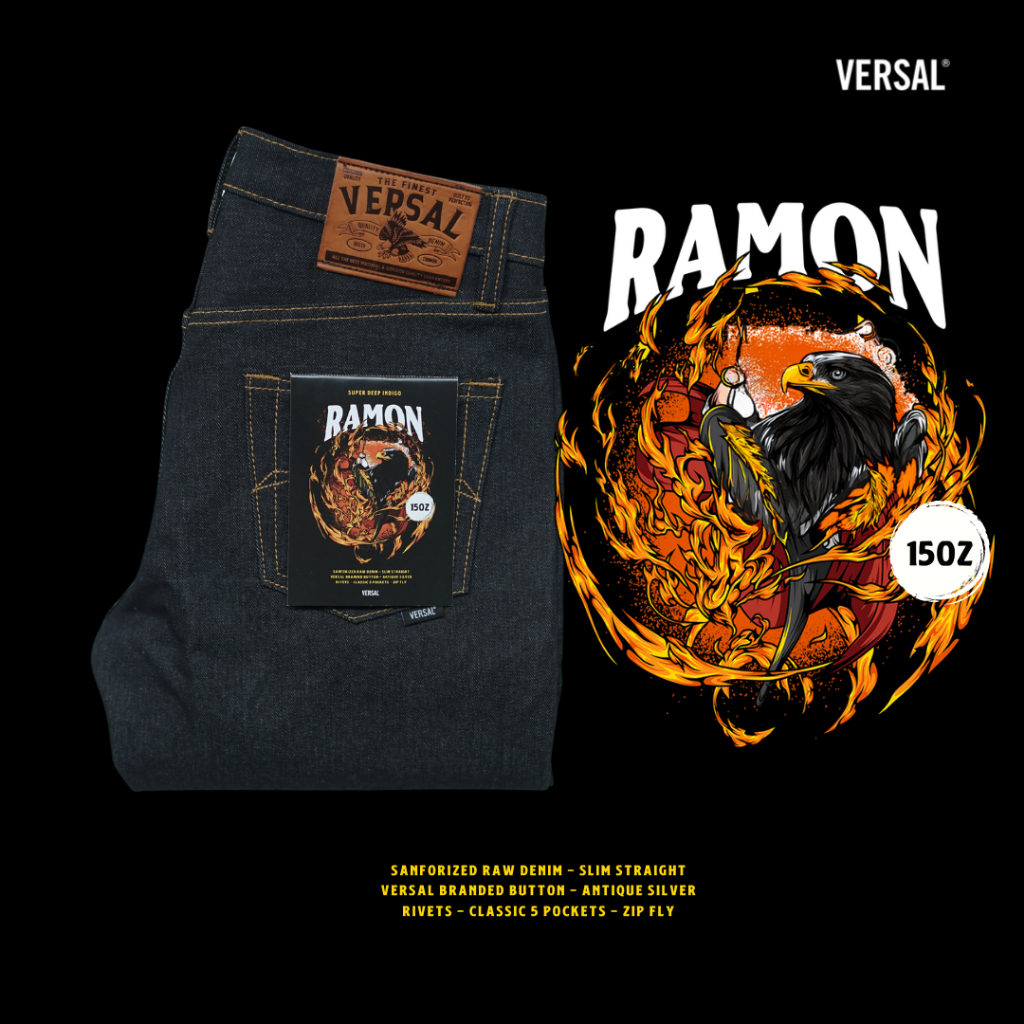 Jual Versal - Ramon 15oz Superior Deep Indigo Denim (Pre Order ...