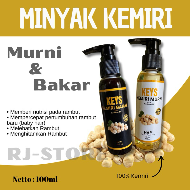 Jual Keys Minyak Kemiri Murni / Kemiri Bakar Perawatan Menumbuhkan ...