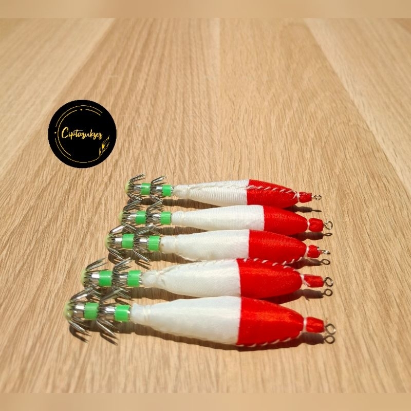 Jual umpan pancing cumi apollo 2.5 seawood 5pcs | Shopee Indonesia
