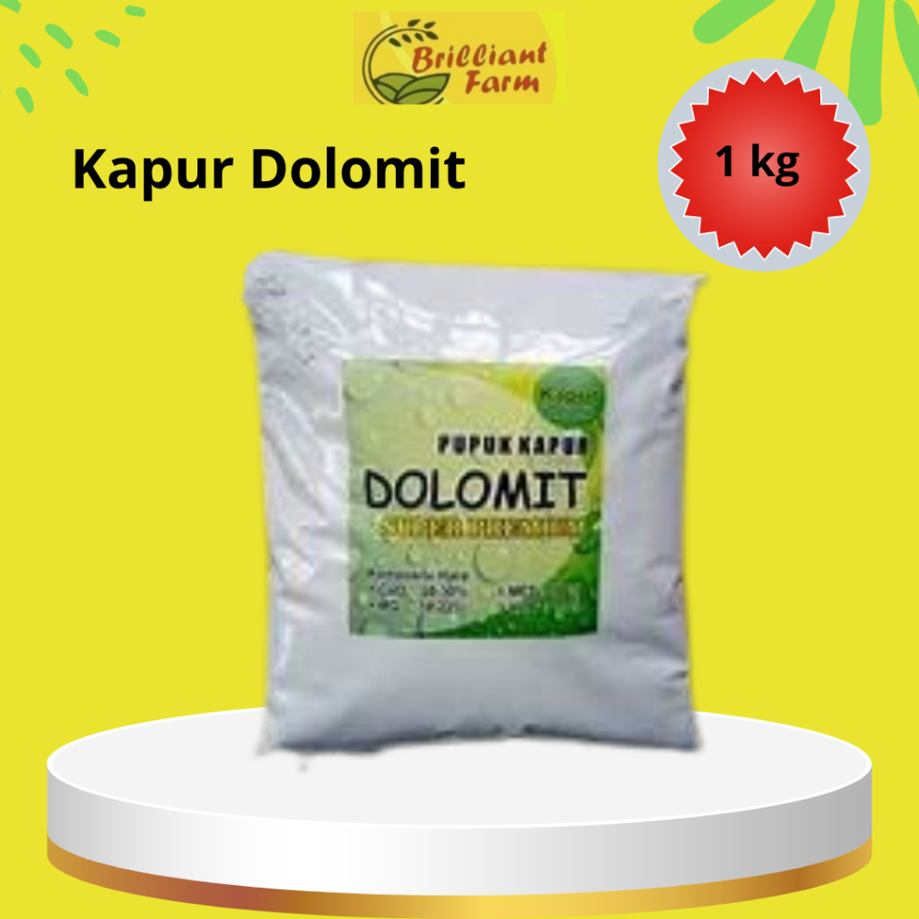 Jual Pupuk Dolomite Repack 1kg Kapur Pertanian Nutrisi Menjaga ...