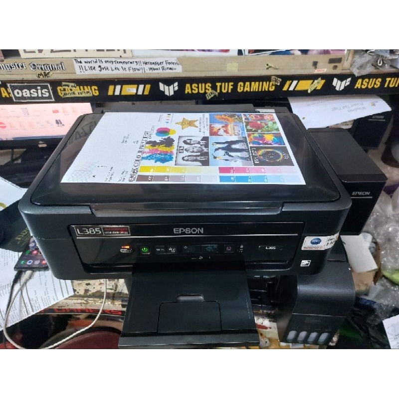 Jual PRINTER Epson L385 print scan copy wifi direct handphone | Shopee ...