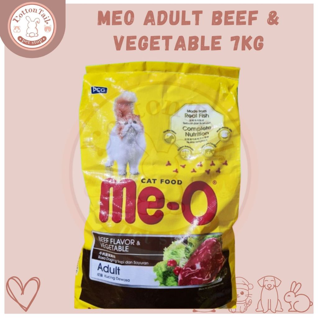 Jual [7KG] MEO BEEF & VEGETABLE CAT FOOD FRESHPACK 7KG / Makanan Kucing ...