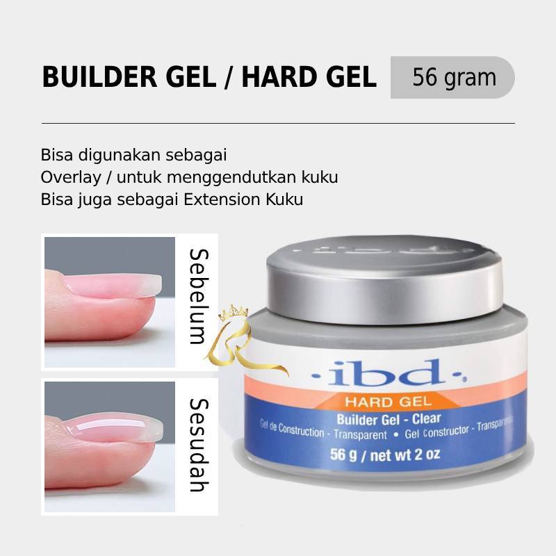 Jual Gel Overlay Leveling Kuku IBD Builder Gel Hard Gel Pemanjang Kuku Sambung Kuku Ekstension ...