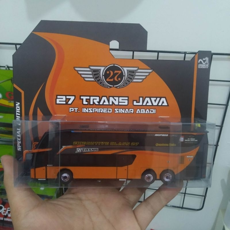 Jual Miniatur Bus Karton 27 TRANS Jetbus 5 SDD skala 1:87 | Shopee ...
