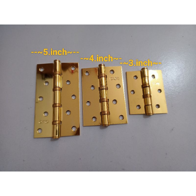 Jual ENGSEL PINTU GOLD | ENGSEL JENDELA KUNING | ENGSEL OLIQ 3"/4"/5 ...