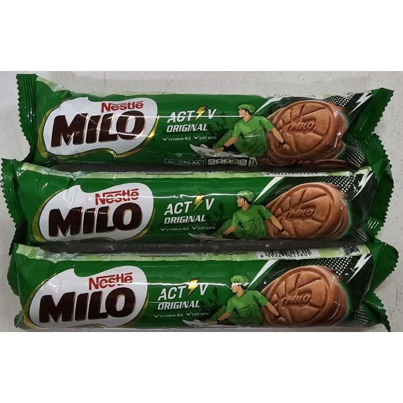 Jual Milo Biskuit Sandwich Krim Coklat Dan Malt 104g Roll | Shopee ...