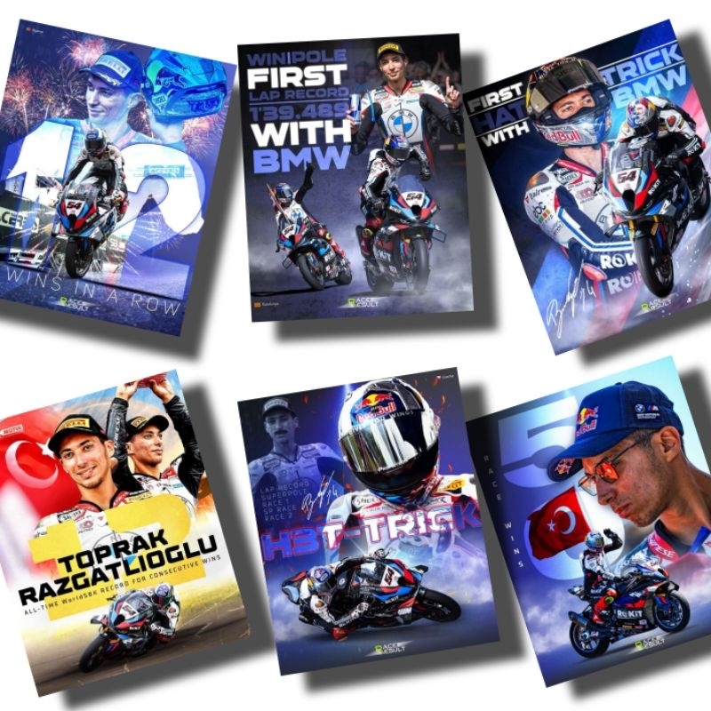 Jual Poster dinding WSBK Toprak Razgatlıoğlu ukuran A3+ tinggi 48cm ...