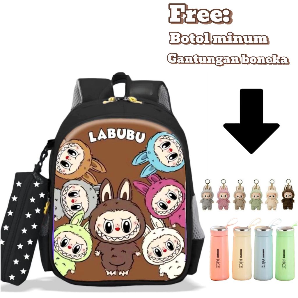 Jual YOLDAN _SHOP Tas Ransel VIRAL LABUBU Tas Sekolah Anak Ransel karakter Boneka Kartun TK SD ...