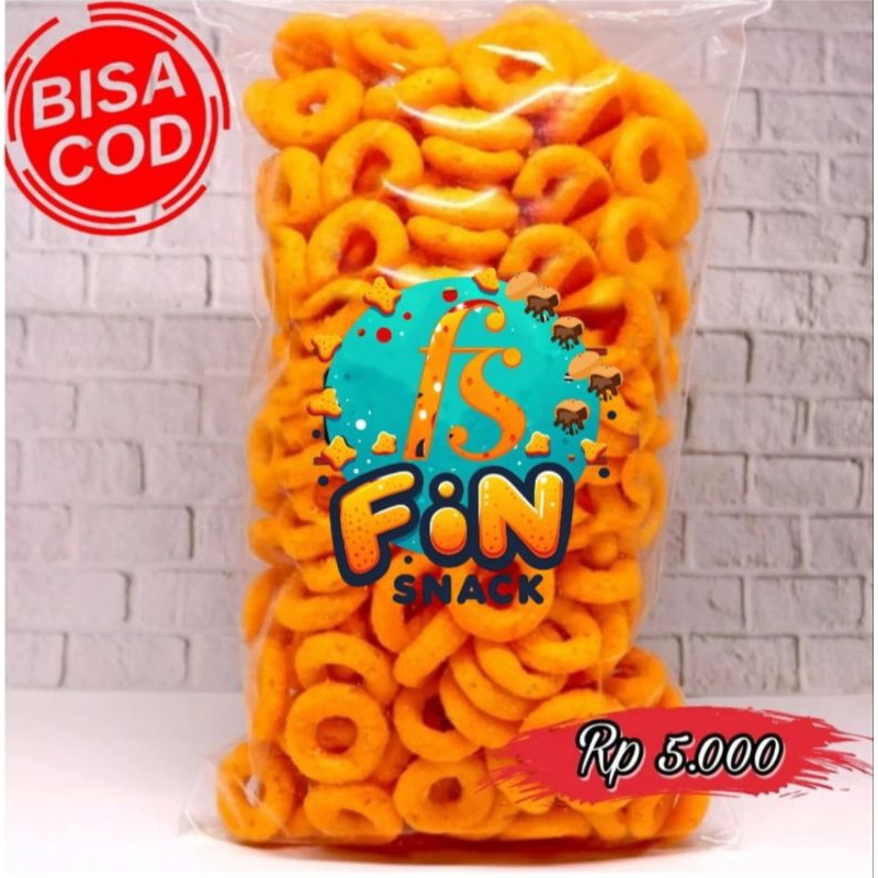 Jual Ring Keju Snack Kiloan Makanan Ringan Cemilan Camilan 75 Gram ...