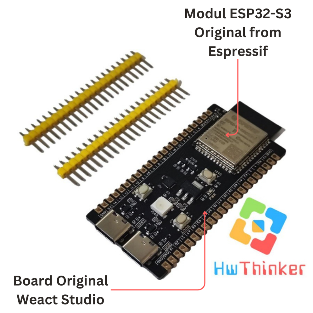 Jual WeAct N8R8 N16R8 ESP32-S3-DevKitC-1 type-C ESP32-S3-WROOM PSRAM - N8R8 | Shopee Indonesia