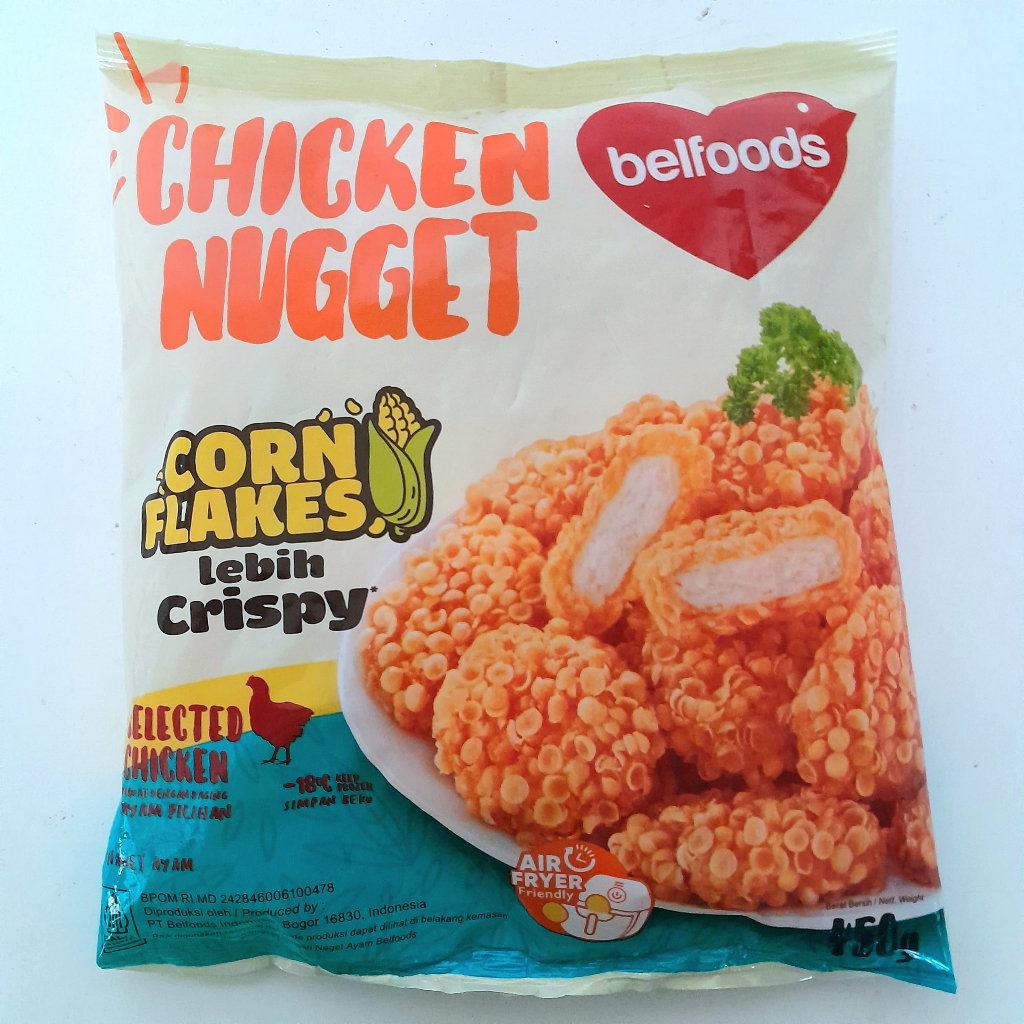 Jual BELFOODS nugget corn flakes 450gr | Shopee Indonesia