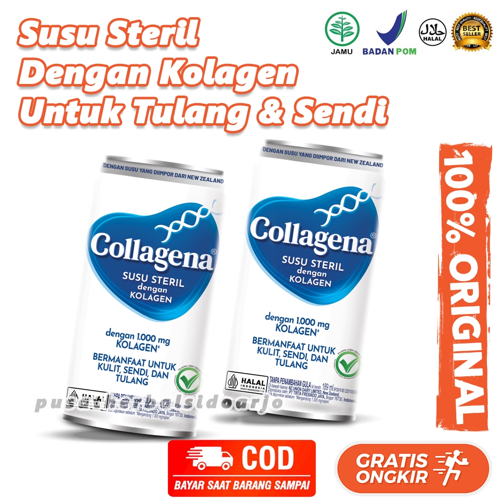 Jual Susu Steril Collagena Susu Kolagen 1000mg Sapi Produk Mayora Halal ...