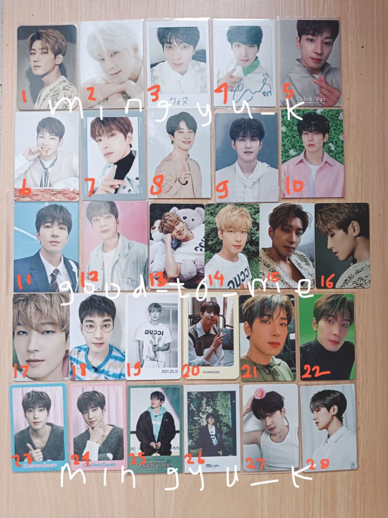 Jual [ READY INA || FREE PC/MERCH OFFICIAL ] SEVENTEEN PC — WONWOO 1 ( TC JAPAN HARU HARE BE THE ...
